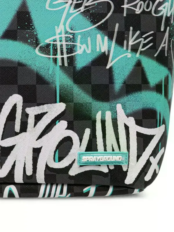 SPRAYGROUND Shark Graffiti-print Backpack
