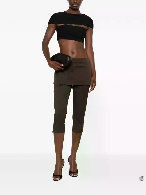Cult Gaia Brett Cut-out Cropped Top