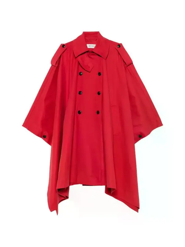 RÓHE Double-breasted Asymmetric Hem Coat