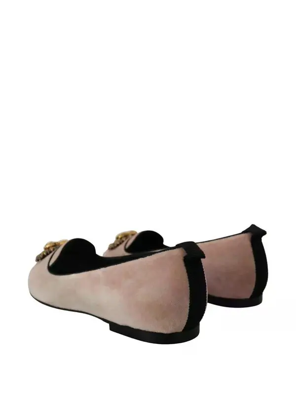Dolce & Gabbana Devotion Embellished Velvet Loafers