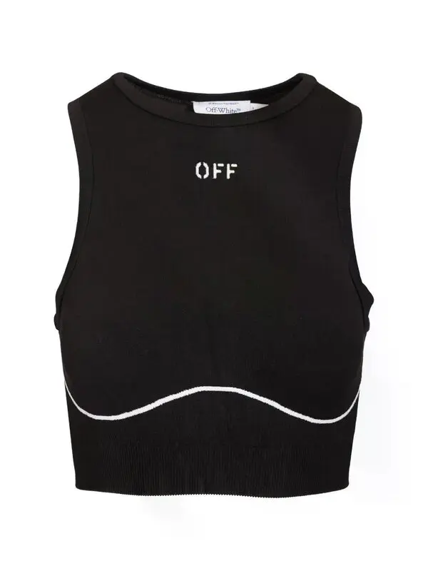 Off-White Off Stamp Seamless Crop Top