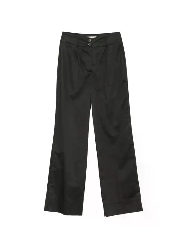 KAOS Tailored Straight-leg Trousers With Satin Finish