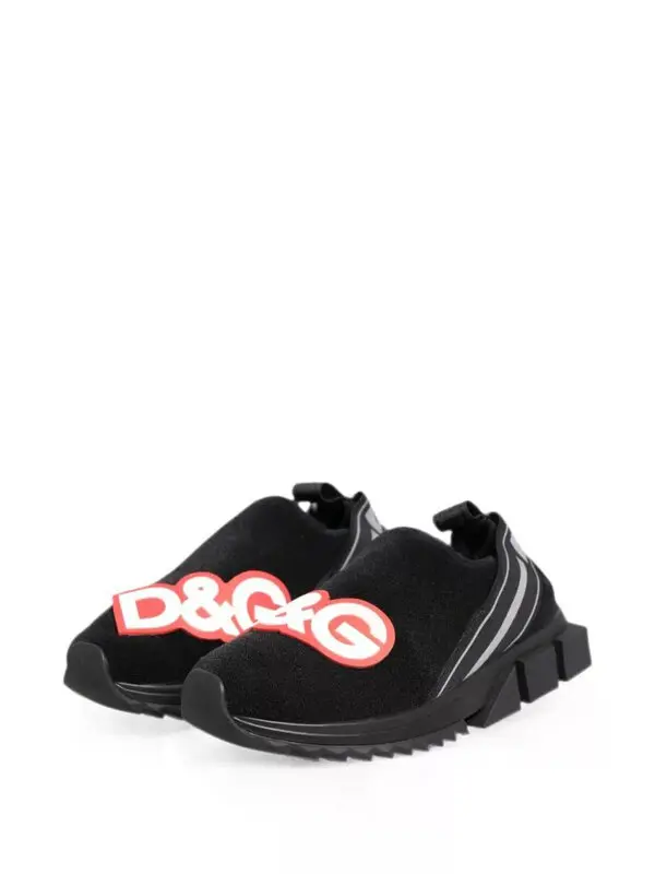 Dolce & Gabbana Sorrento Logo-strap Slip-on Sneakers