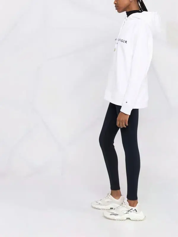 Tommy Hilfiger Cotton Blend Logo Print Hoodie