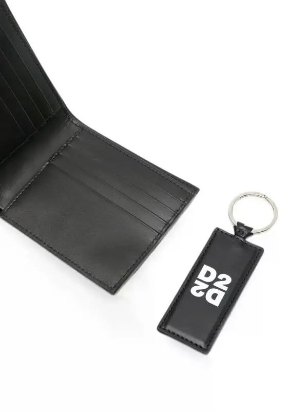 Dsquared2 Logo-motif Leather Wallet