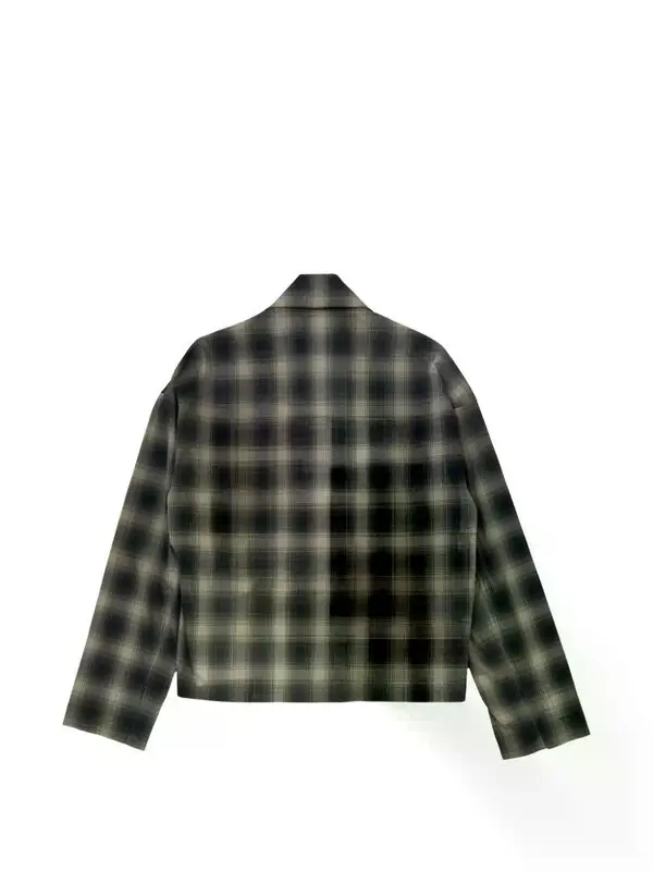 META CAMPANIA COLLECTIVE Checked Zip-up Jacket