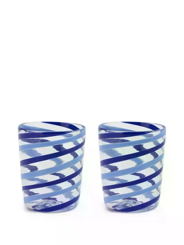 LISA CORTI X Canna Spiral Decorative Glasses - Blue