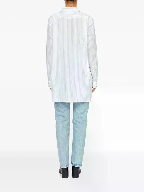 MAISON MARGIELA Oversized Striped Cotton Shirt