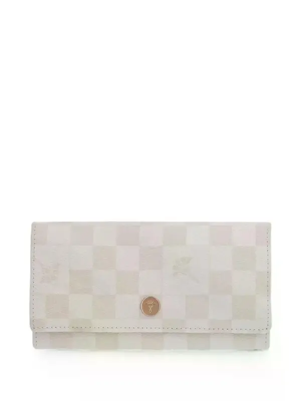 JOOP! Check-pattern Logo-plaque Wallet - Neutrals