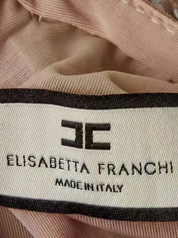 Elisabetta Franchi Sleeveless V-neck Maxi Dress
