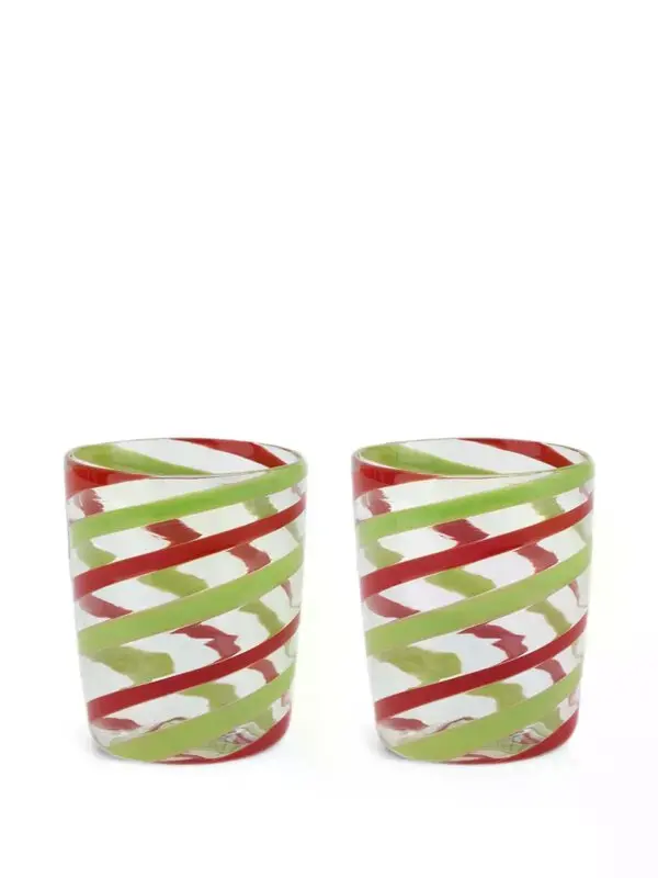 LISA CORTI X Canna Spiral Decorative Glasses - Red