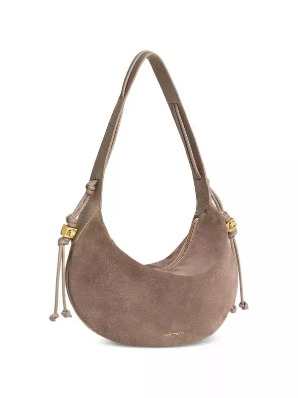 COCCINELLE Small Suede Tote Bag - Neutrals
