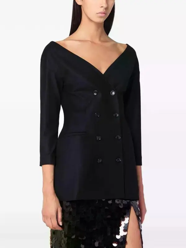 Alberta Ferretti Off-shoulder Fitted Jacket