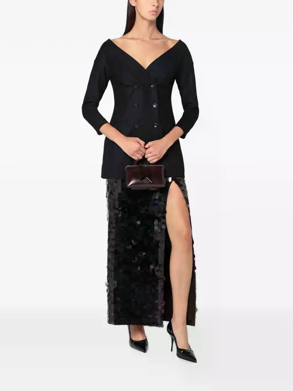 Alberta Ferretti Off-shoulder Fitted Jacket