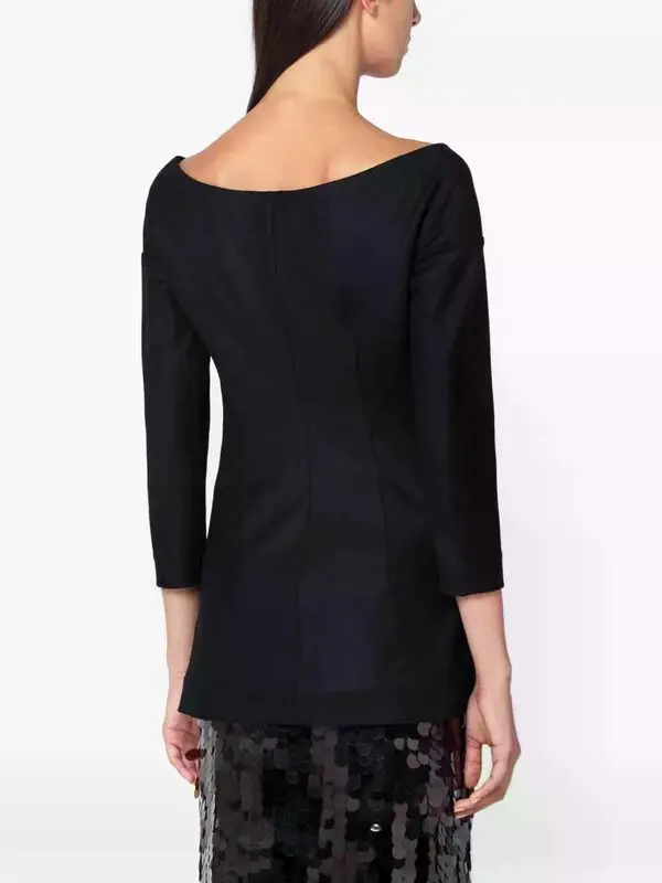 Alberta Ferretti Off-shoulder Fitted Jacket