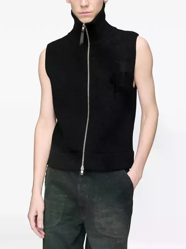MAISON MARGIELA Four Stitches Waistcoat - Black