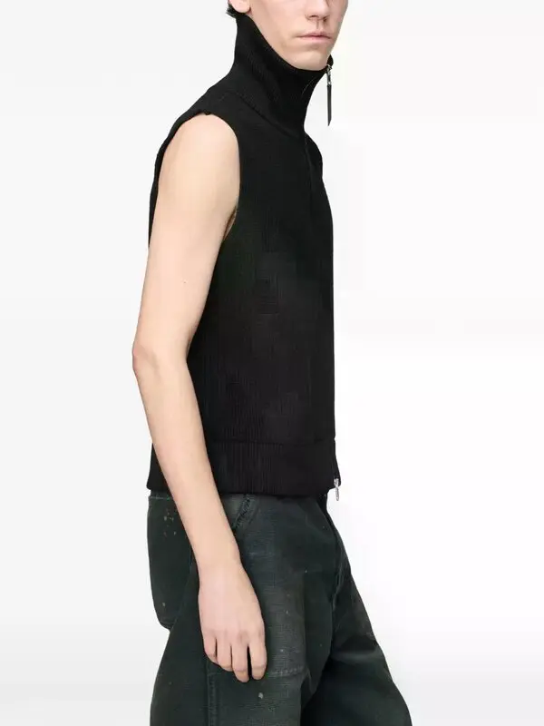 MAISON MARGIELA Four Stitches Waistcoat - Black