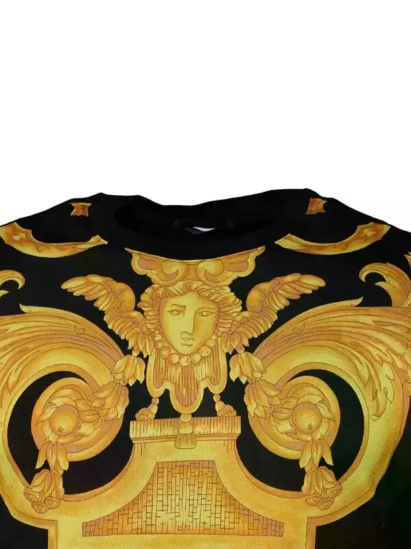 Versace Medusa Head Baroque-print T-shirt