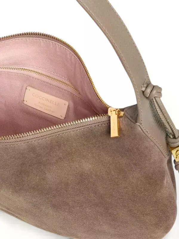 COCCINELLE Suede Tote Bag - Neutrals