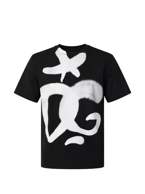 Dolce & Gabbana Dg Logo Graffiti-print T-shirt