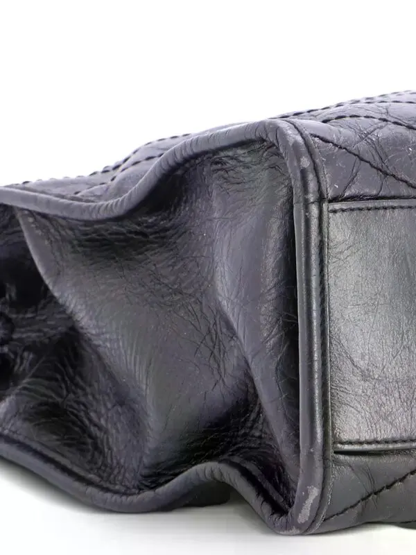 Saint Laurent Niki Shopping Matelasse Chevron Leather Medium Tote Bag