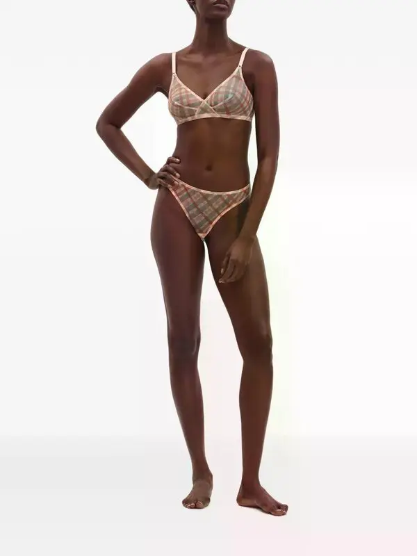 ERES Loch Check-pattern Bra