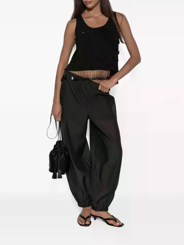 BY MALENE BIRGER Lumas Wide Leg Trousers - Black