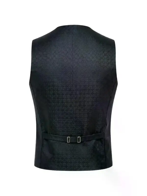 Corneliani Waistcoat With Damask Pattern