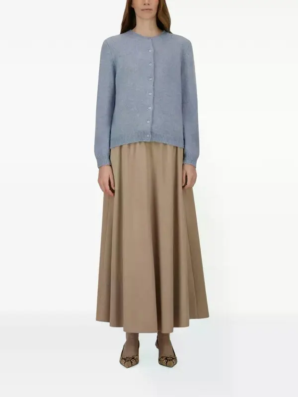 Herno Stocking Stitch Crew Neck Cardigan