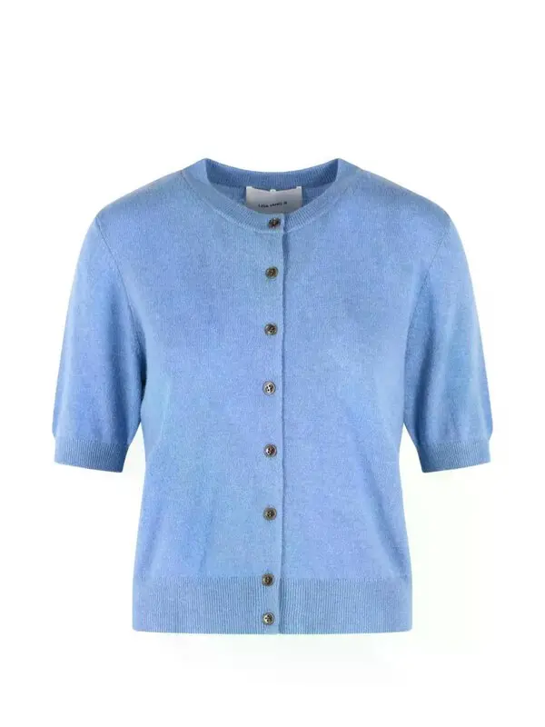 LISA YANG Short Sleeve Cashmere Cardigan