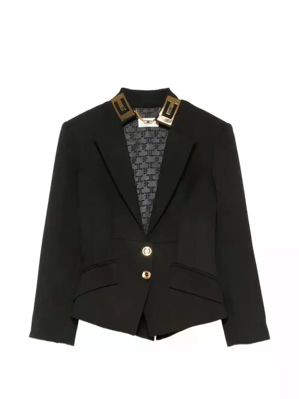 Elisabetta Franchi Double-button Peaked-lapel Blazer