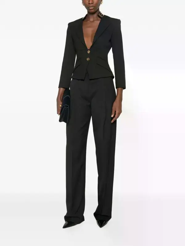 Elisabetta Franchi Double-button Peaked-lapel Blazer