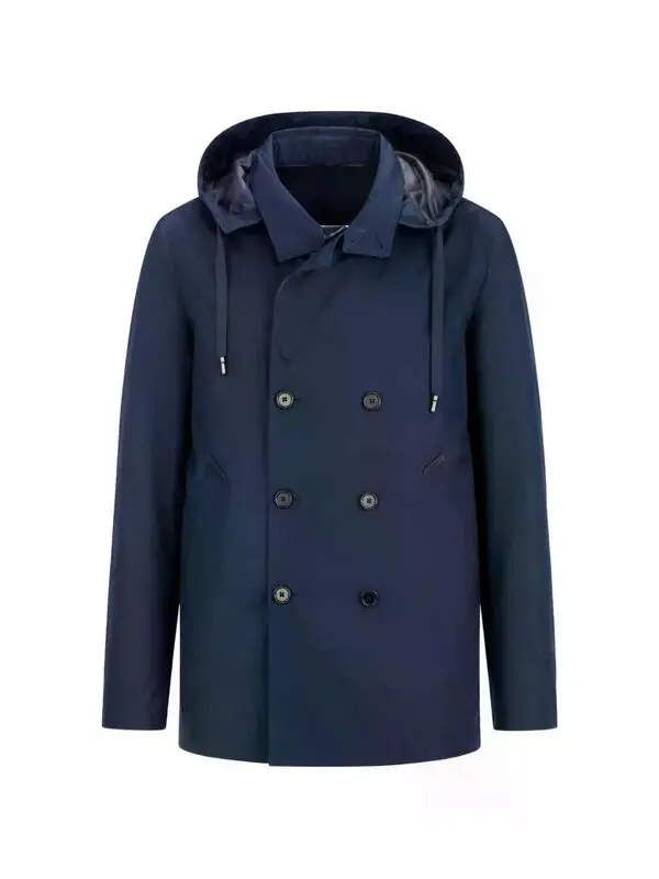 Dolce & Gabbana Double-breasted Hooded Jacket