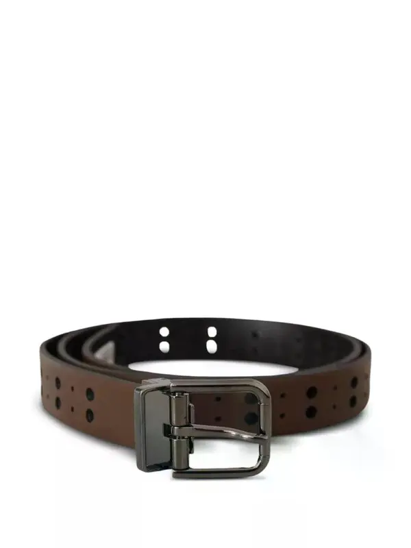 Dolce & Gabbana Perforated Leather Belt