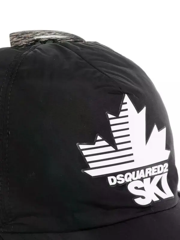 Dsquared2 Ski Baseball Cap With Faux Fur Trim