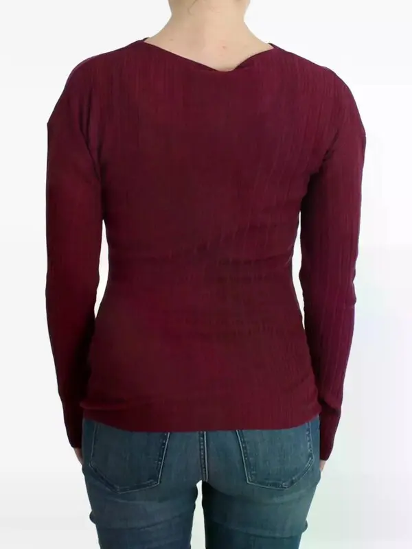 Roberto Cavalli Twisted V-neck Sweater