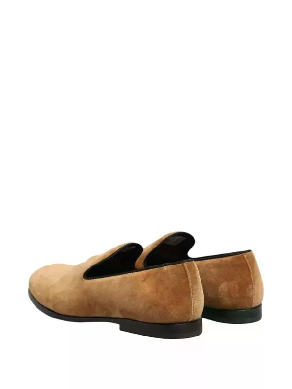 Dolce & Gabbana Velvet Slip-on Loafers