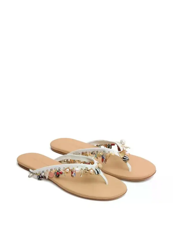 Christopher Esber Memento Charm Flip-flops