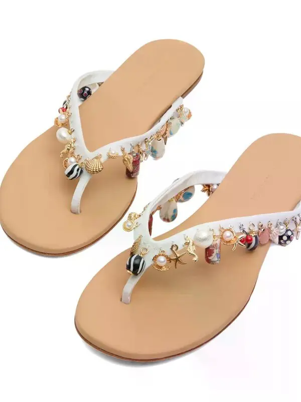 Christopher Esber Memento Charm Flip-flops