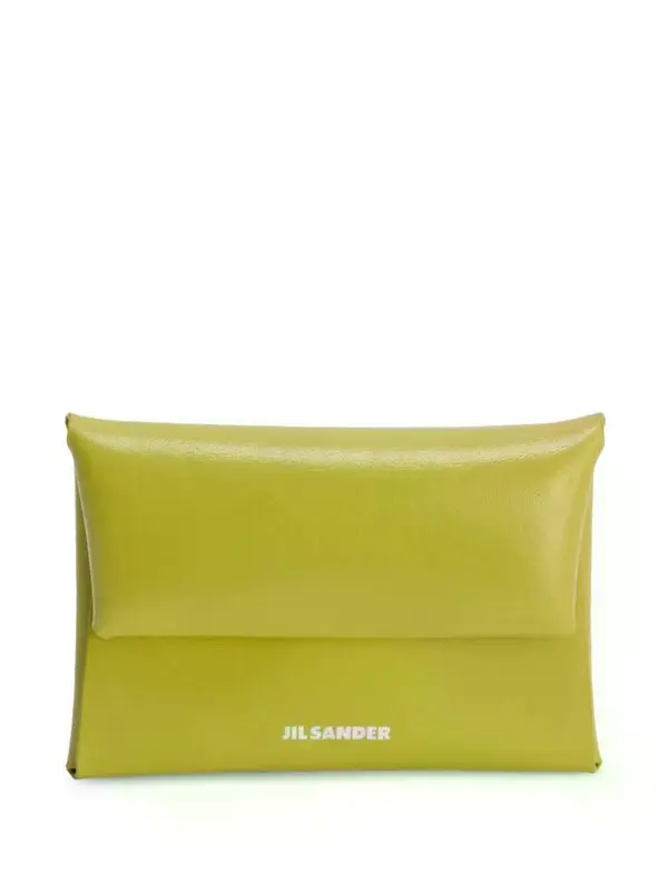 JIL SANDER Folded Coin Purse - Green