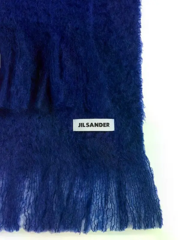 JIL SANDER Slim Wool Blend Scarf