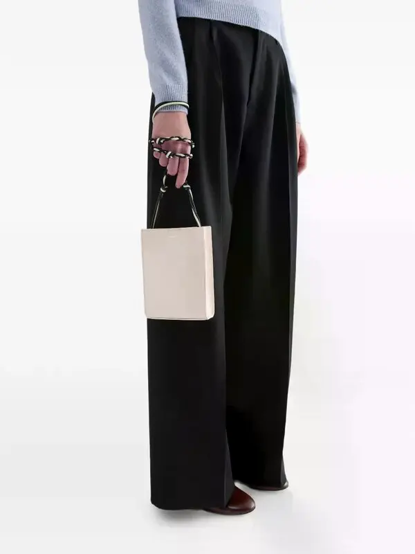 JIL SANDER Small Tangle Cross Body Bag - White