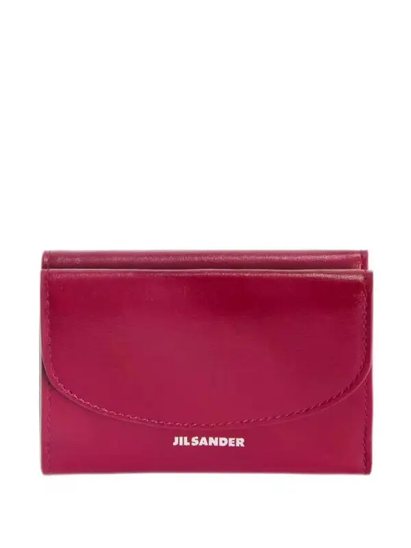 JIL SANDER Cannolo Wallet Mini - Pink