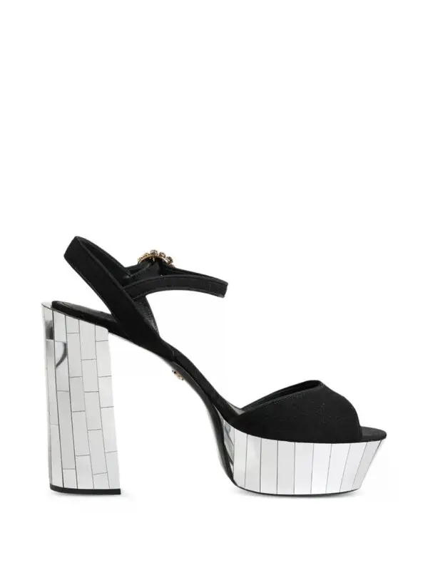 Dolce & Gabbana Keira Crystal-embellished Platform Sandals