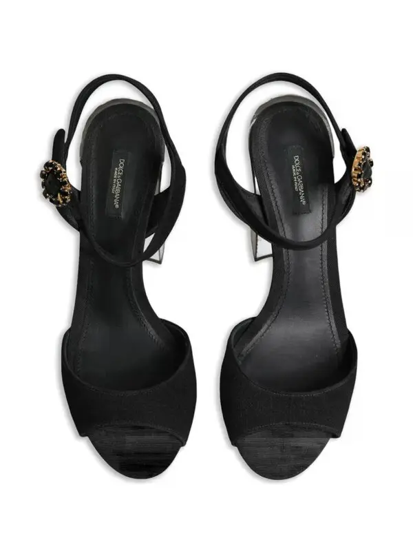 Dolce & Gabbana Keira Crystal-embellished Platform Sandals