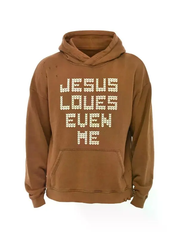 Dsquared2 Embroidered Distressed Hoodie