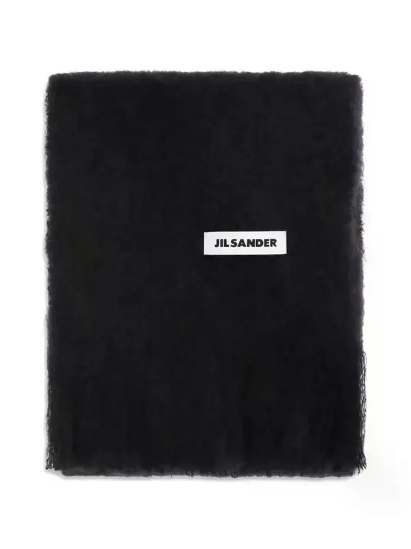 JIL SANDER Fringed Blend Scarf