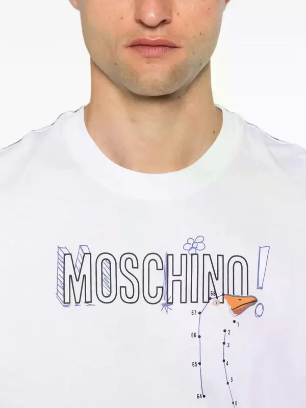 Moschino Logo-print Cotton T-shirt