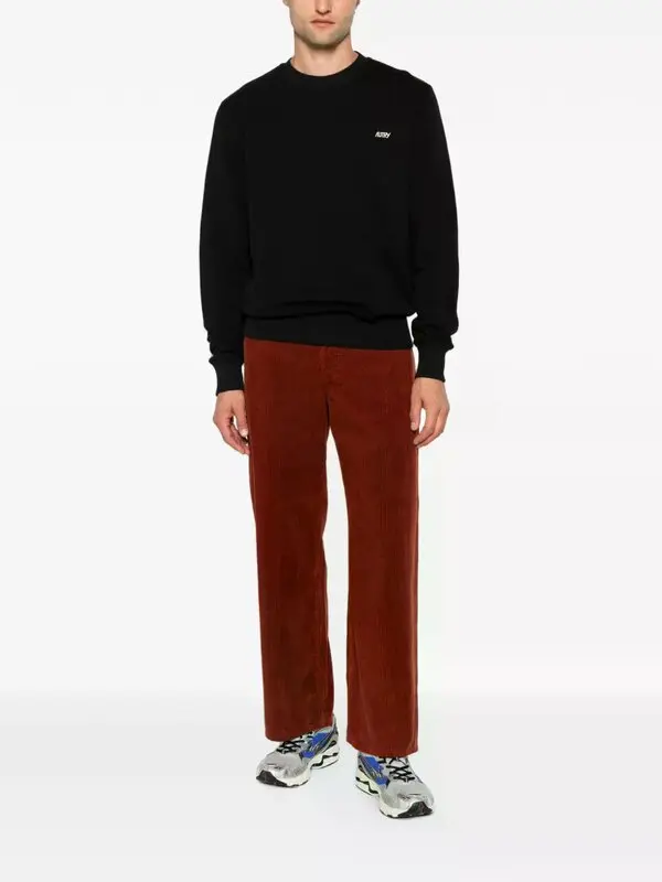 AUTRY Embroidered Cotton Sweatshirt