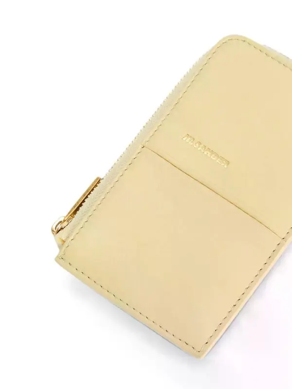 JIL SANDER Linea Coin Purse Small - Yellow